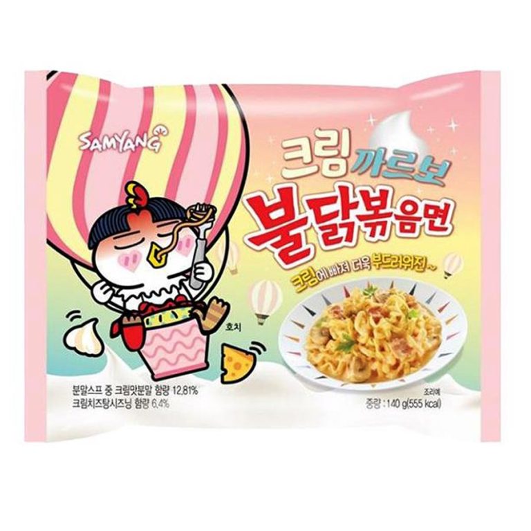 SAMYANG CREAMY CARBONARA NOODLES – Mayroons